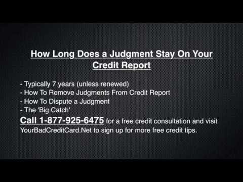 ≫ How Long Does A Judgement Stay On Your Credit Report - The Dizaldo Blog!