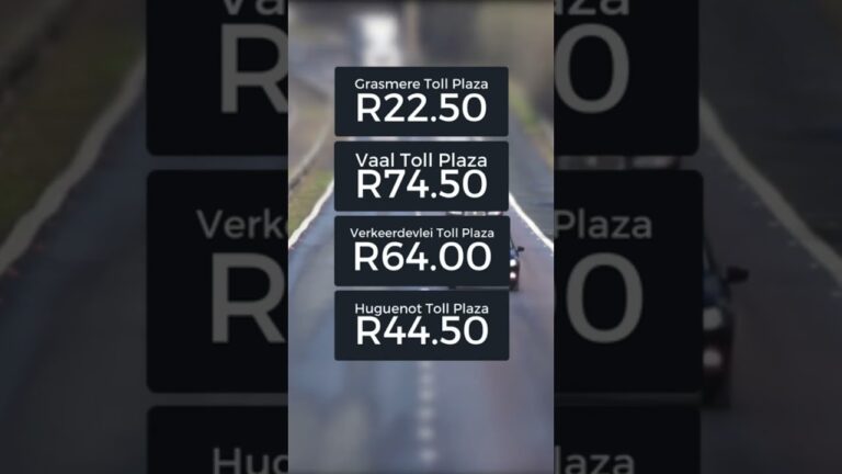 How Many Toll Gates From Johannesburg To Cape Town – The Dizaldo Blog!