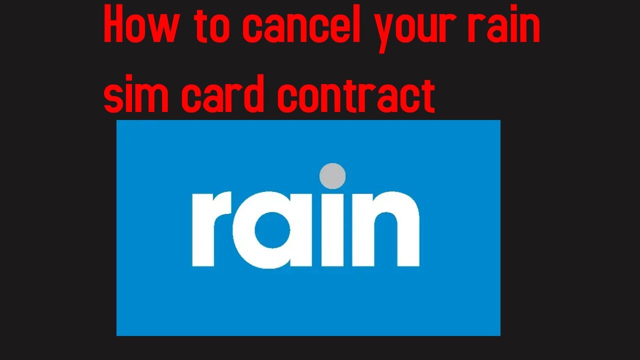 How To Cancel Rain – The Dizaldo Blog!