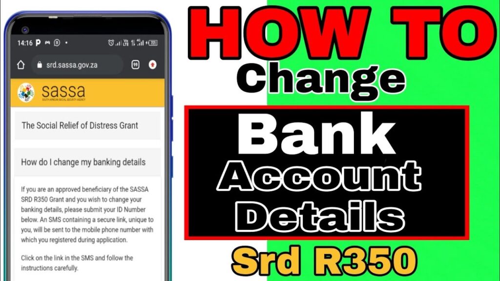 How To Change Sassa Banking Details – The Dizaldo Blog!
