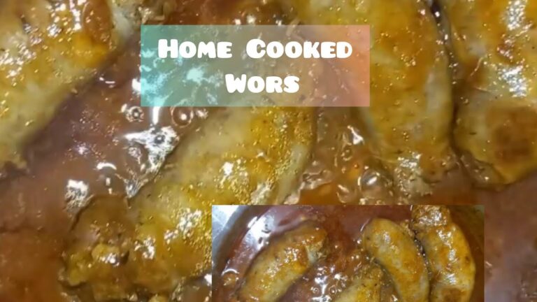 How To Cook Wors With Water – The Dizaldo Blog!