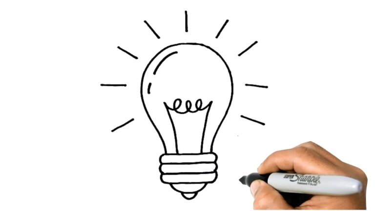 How To Draw A Light Bulb – The Dizaldo Blog!