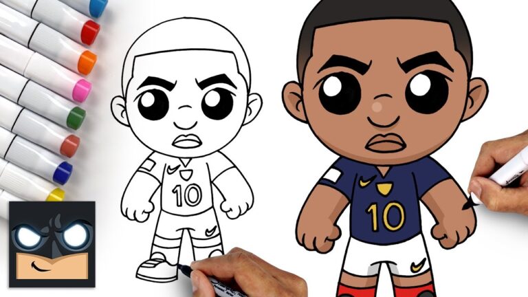 How To Draw Mbappe – The Dizaldo Blog!