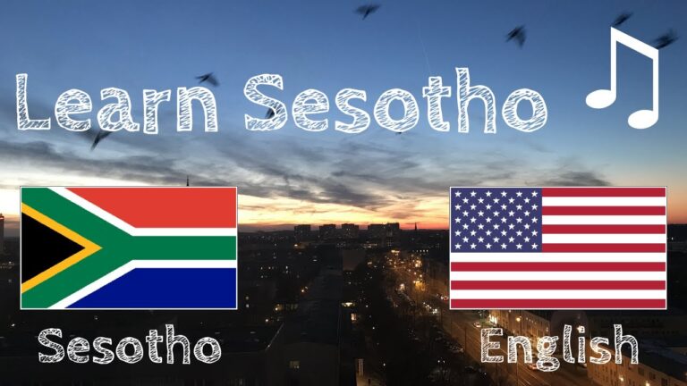 How To Learn Sesotho – The Dizaldo Blog!