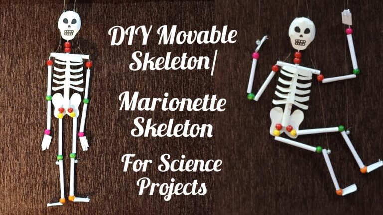 How To Make A Skeleton With Straws – The Dizaldo Blog!