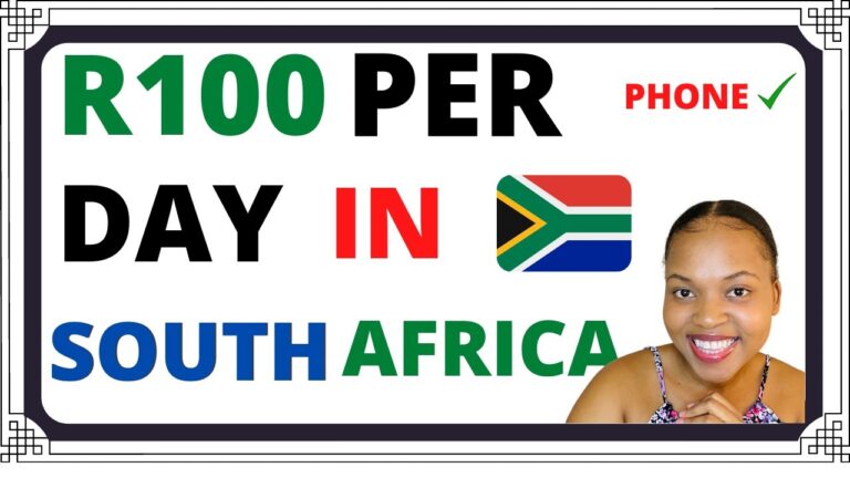 How To Make R100 A Day In South Africa – The Dizaldo Blog!