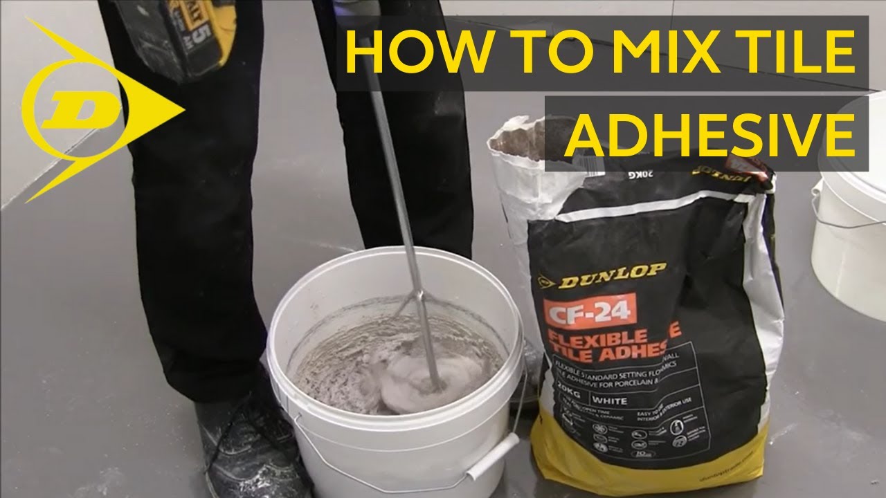 How To Mix Tile Cement – The Dizaldo Blog!