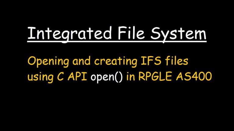 How To Open Ifs File – The Dizaldo Blog!