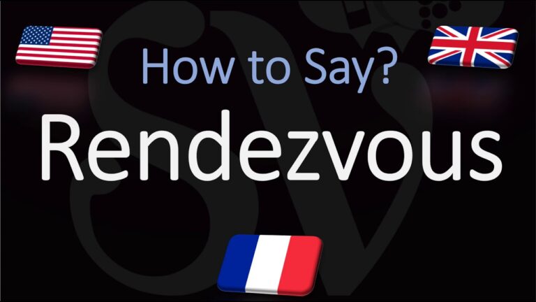 ≫ How To Pronounce Rendezvous - The Dizaldo Blog!