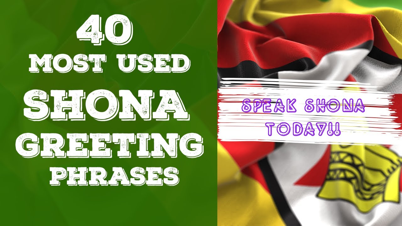 How To Say Thank You In Shona – The Dizaldo Blog!