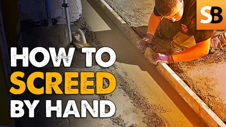 How To Screed A Floor – The Dizaldo Blog!