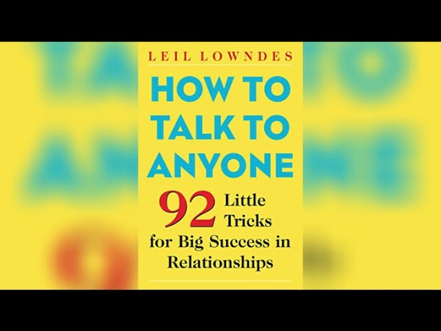 ≫ How To Talk To Anyone Book - The Dizaldo Blog!