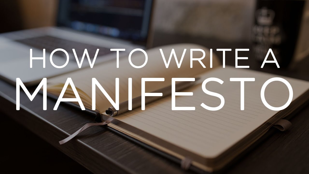 How To Write A Manifesto – The Dizaldo Blog!